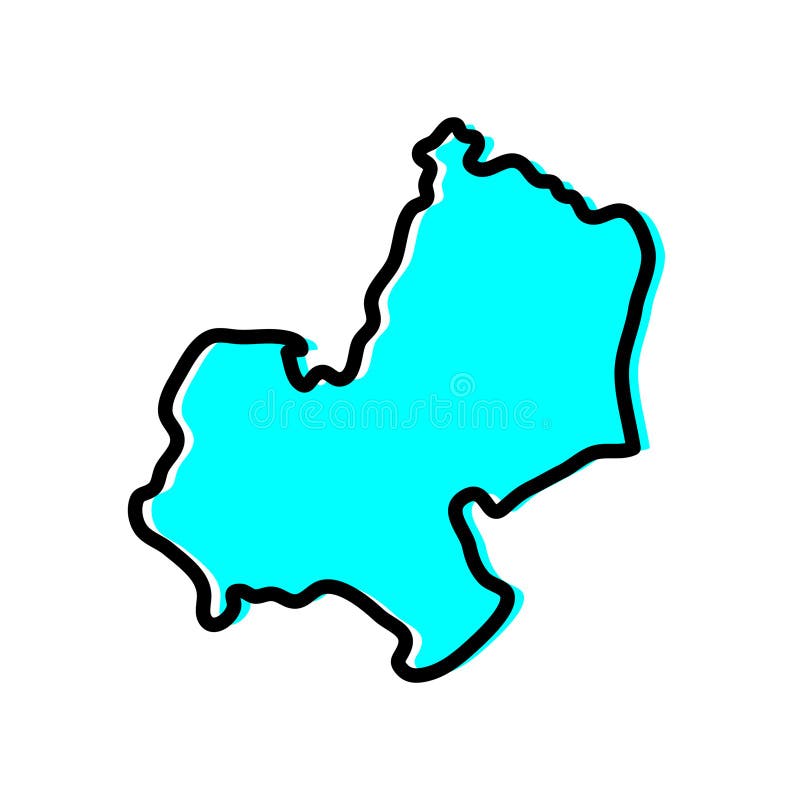 Edo State of Nigeria Vector Map Illustration Stock Illustration ...