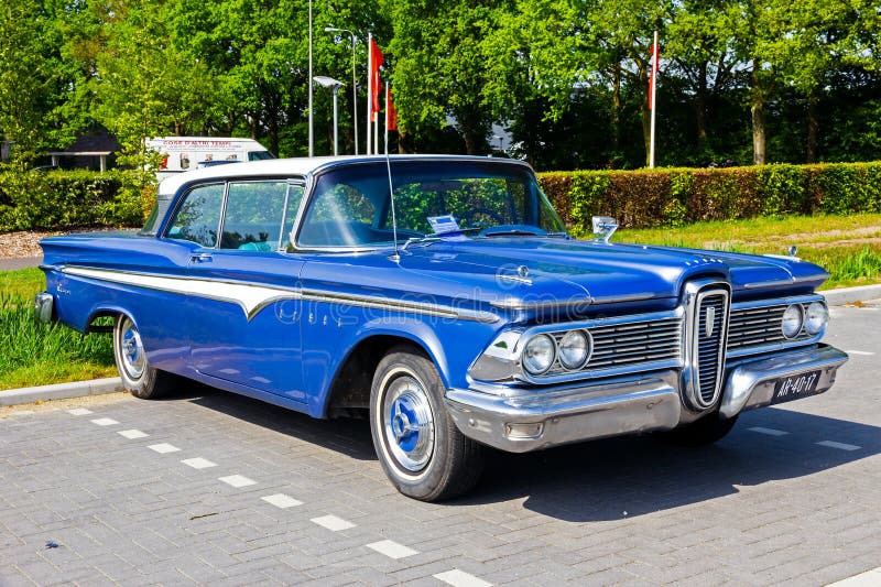 Edsel Ranger (1959) Classic Car Editorial Stock Image - Image of ...