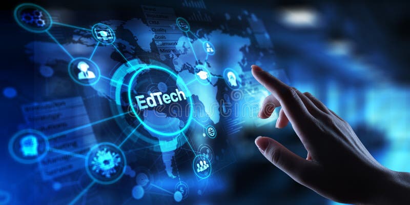 EdTech Educational Technology Enhancing Learning through Digital Tools, Projection on a Virtual ...