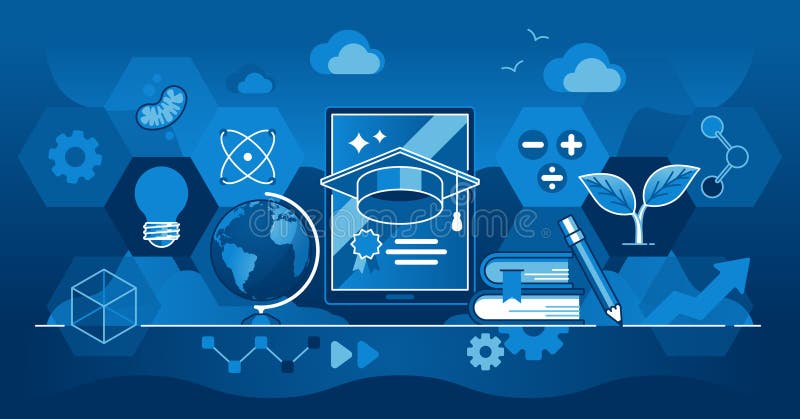 EdTech Digital Learning As Kids Technology Education Tiny Person ...