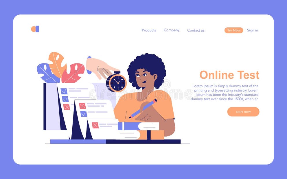 Edtech. Flat Vector Illustration Stock Vector - Illustration of assessment, progress: 350082853