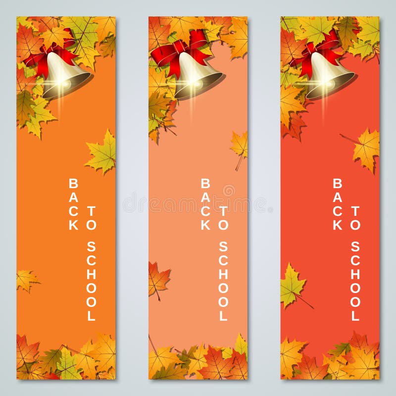 Education Vertical Banners Vector Collection Stock Vector ...