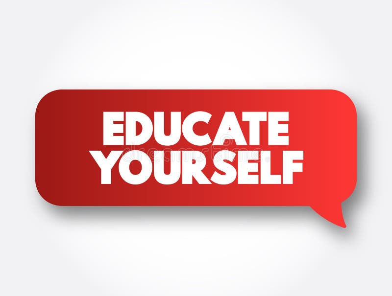 Educate Yourself Stock Illustrations – 359 Educate Yourself Stock ...