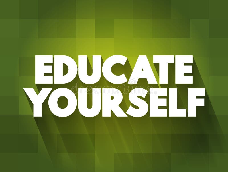 Educate Yourself Stock Illustrations – 351 Educate Yourself Stock ...