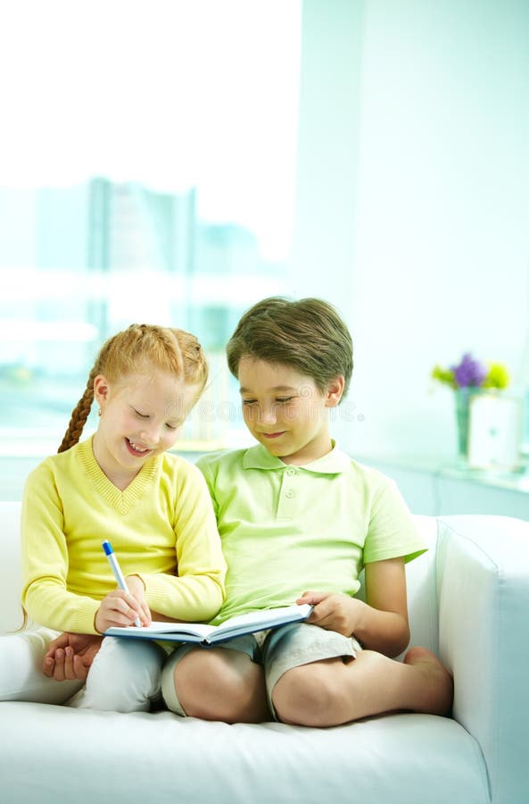 Educating children stock image. Image of reading, relationship - 78558975