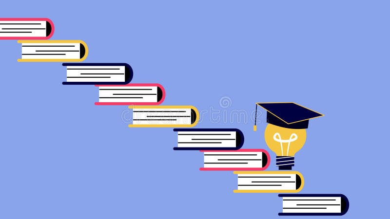 Education animation stock footage. Video of learning - 333078110