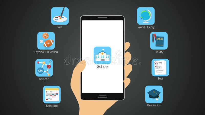 Application Smart Phone Mobile Phone 3d Model Stock Illustration ... Application Smart Phone Mobile Phone 3d Model Stock Illustration ...