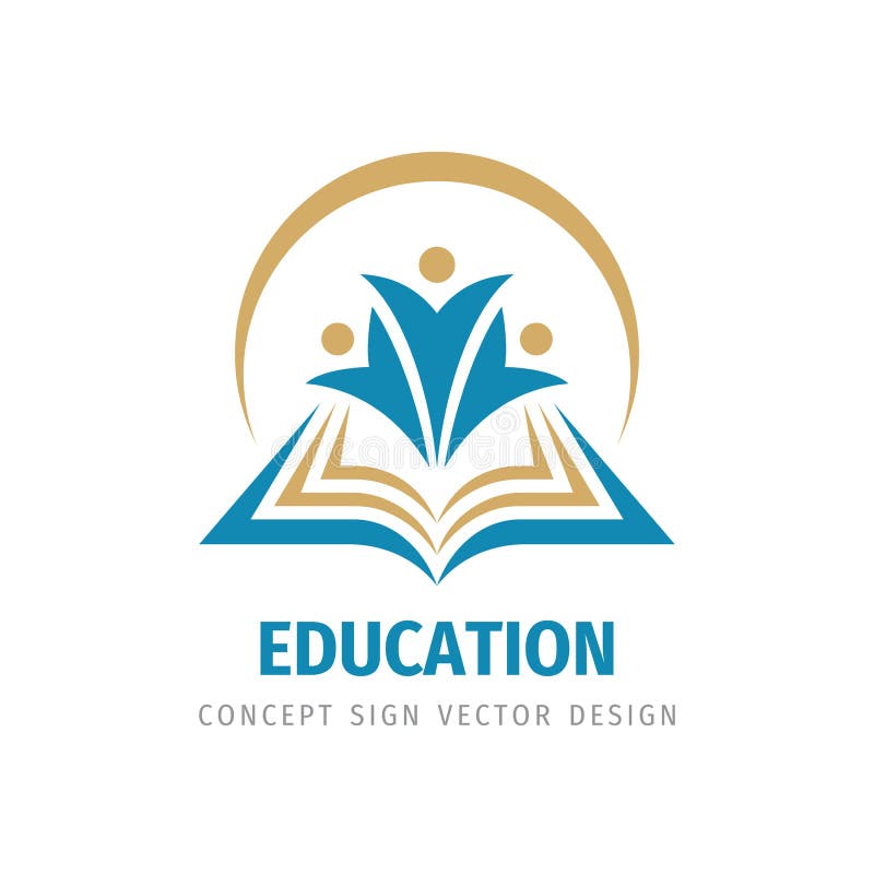 Education Badge Logo Design. University High School Emblem. Vector ...