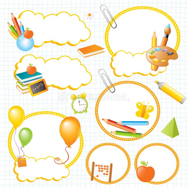 School Border Clipart Stock Illustrations – 2,554 School Border Clipart ...