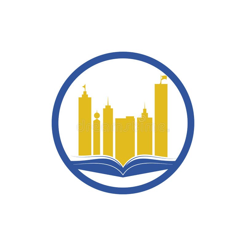 Education Building Logo Design. Vector of Book and a Building, Symbol ...