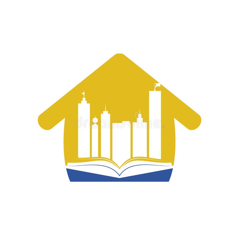 Education Building Logo Design. Vector of Book and a Building, Symbol ...
