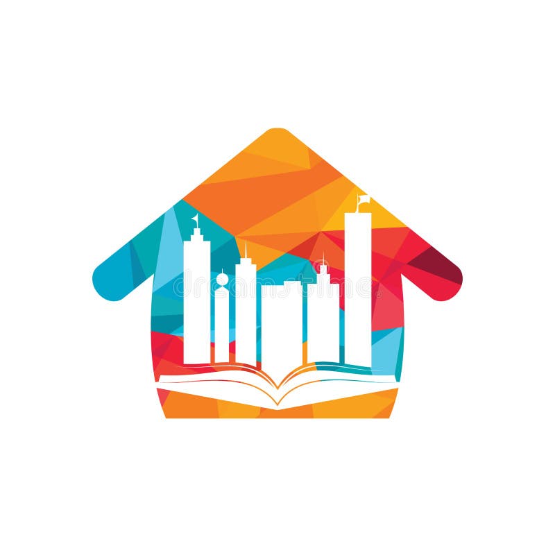 Education Building Logo Design. Vector of Book and a Building, Symbol ...