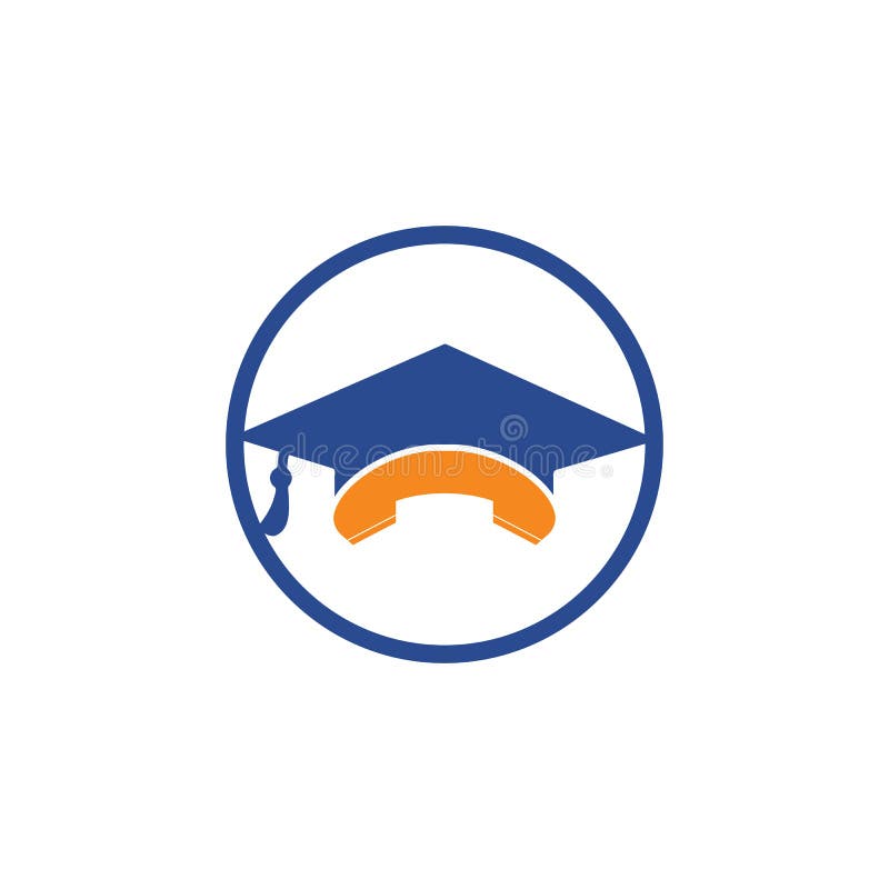 Education Call Vector Logo Design Template. Stock Vector - Illustration ...