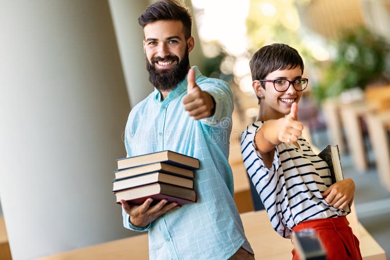 Education Campus Friendship People Concept. Group of Happy Students ...