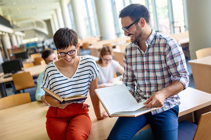 Education Campus Friendship People Concept. Group of Happy Students ...