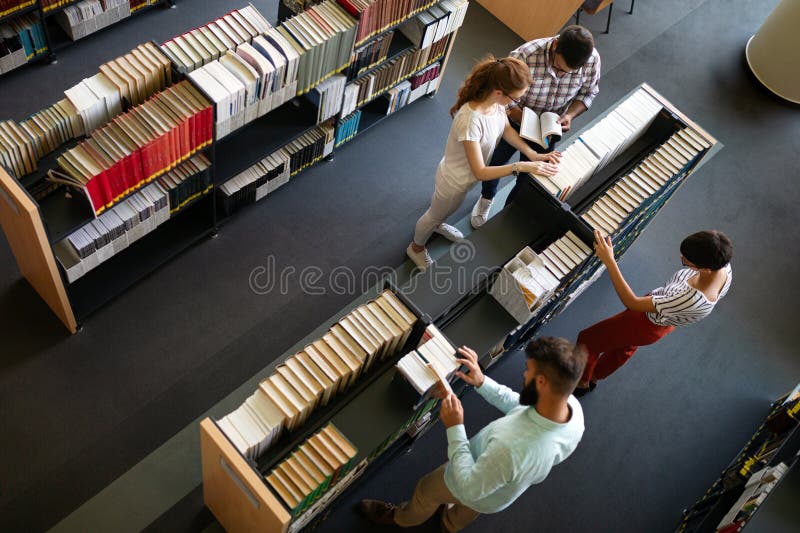 Education Campus Friendship People Concept. Group of Happy Students ...