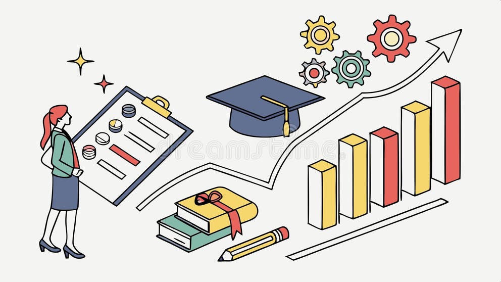Education and Career Path Chart, Learning and Professional Growth ...