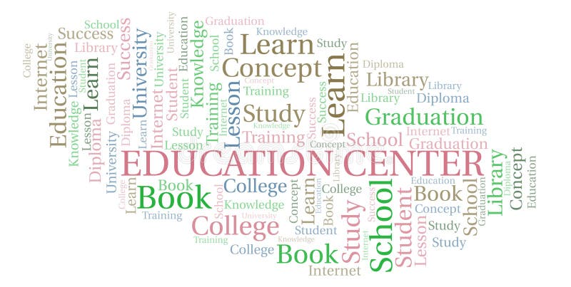 Training Center Word Cloud. Stock Illustration - Illustration of fonts ...