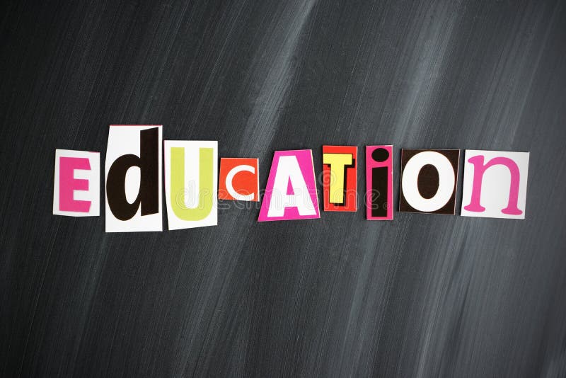 EDUCATION stock photo. Image of board, letters, education - 32428146