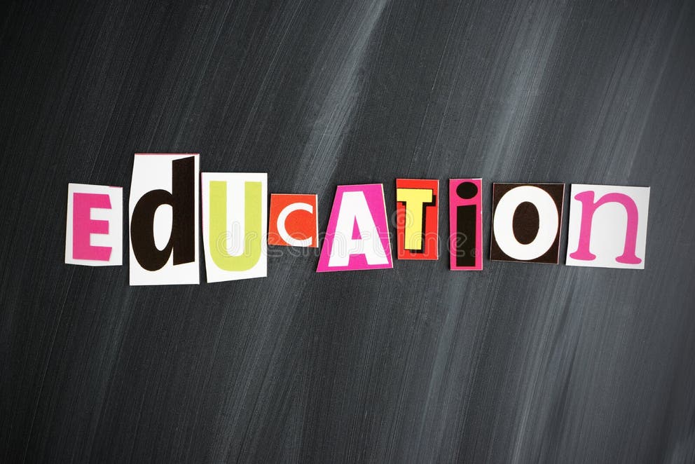 EDUCATION stock photo. Image of board, letters, education - 32428146