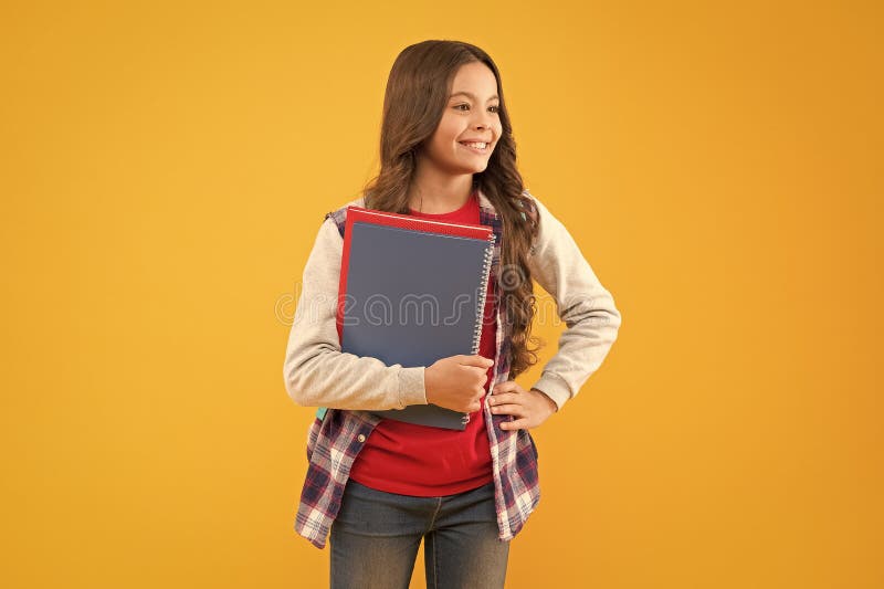 Education Comes First. Happy Child Hold Study Books. Basic Education ...