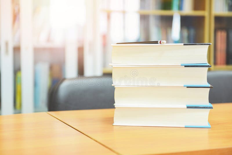 Education Concept Back To School and Study - Book in Library with Book ...