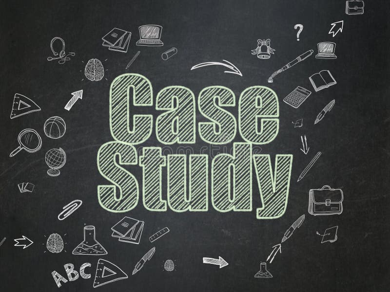 Education Concept: Case Study on School Board Stock Illustration ...