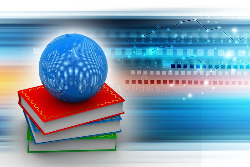 Education concept stock illustration. Illustration of globe - 44491436