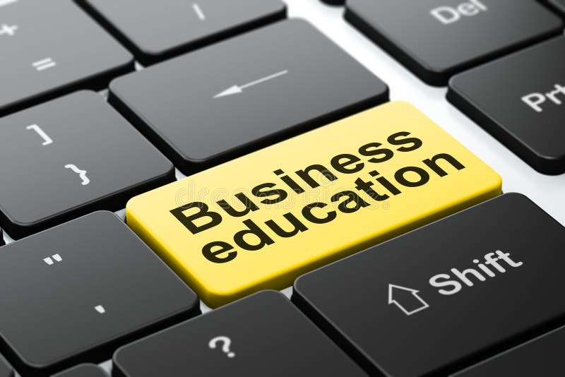 Education Concept: Business Education on Computer Keyboard Background ... Education Concept: Business Education on Computer Keyboard Background ...