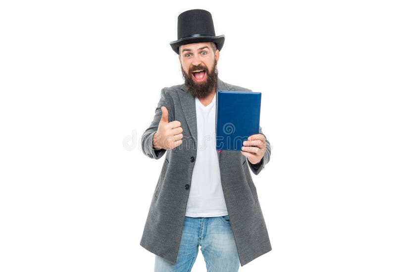 Education Concept. Knowledge of Educated Man. University Teacher ...