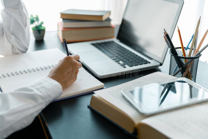 Education Concept, Learning and Teaching with Technology, E Learning ...