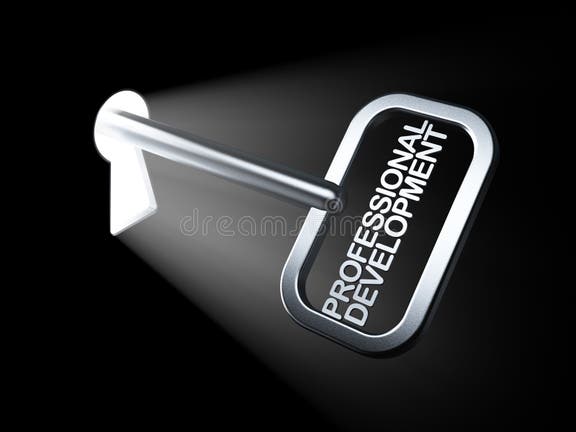 Education Concept: Professional Development on Key Stock Illustration ...
