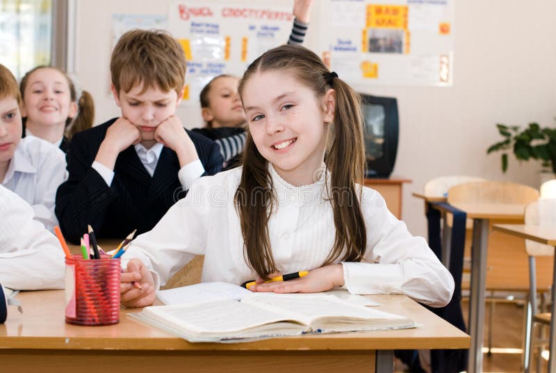 Education Concept - School Students at the Class Stock Photo - Image of ...