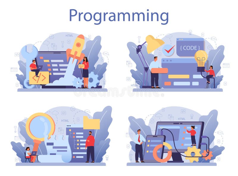 Computer Code Editing Stock Illustrations – 479 Computer Code Editing Stock Illustrations ...