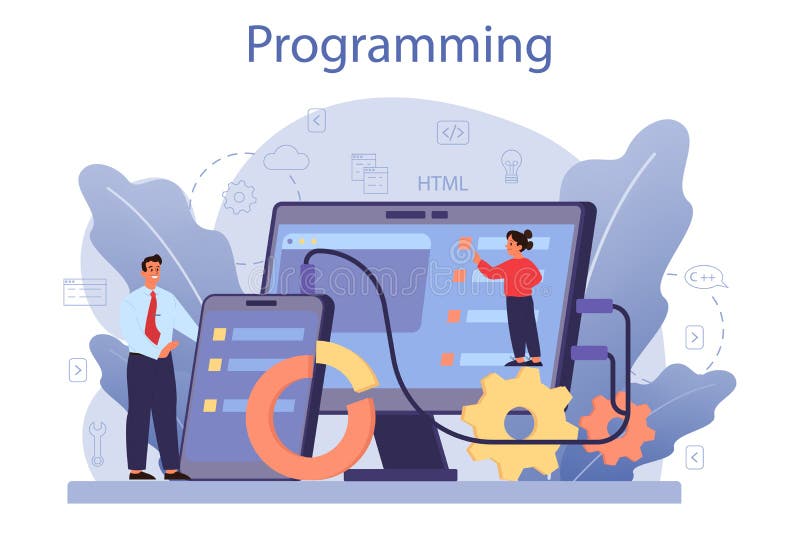 Computer Code Editing Stock Illustrations – 479 Computer Code Editing ...