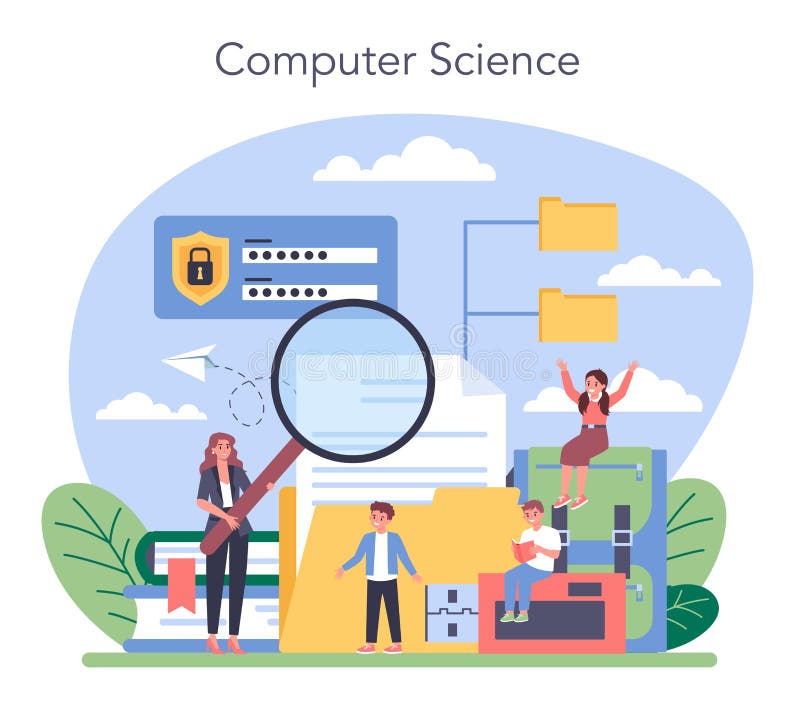 It Education Concept. Student Write Software and Create Code Stock ...