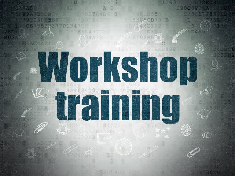 Education Concept: Workshop Training on Digital Stock Illustration ...