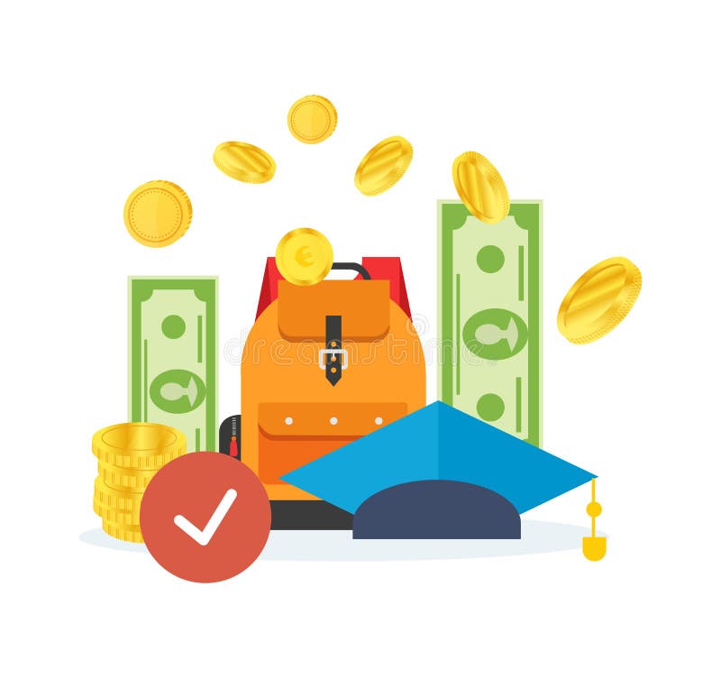 Education Cost Concept. Invest Money in Education, Study Cash. Stock ... Education Cost Concept. Invest Money in Education, Study Cash. Stock ...