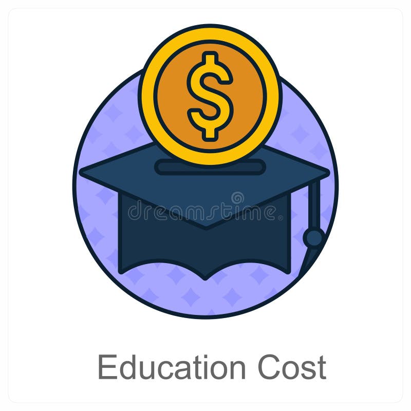 Education Cost stock vector. Illustration of tuition - 340616783