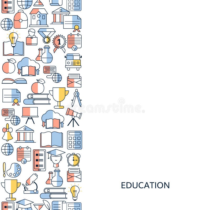 Education design concept stock vector. Illustration of seminar - 156460485