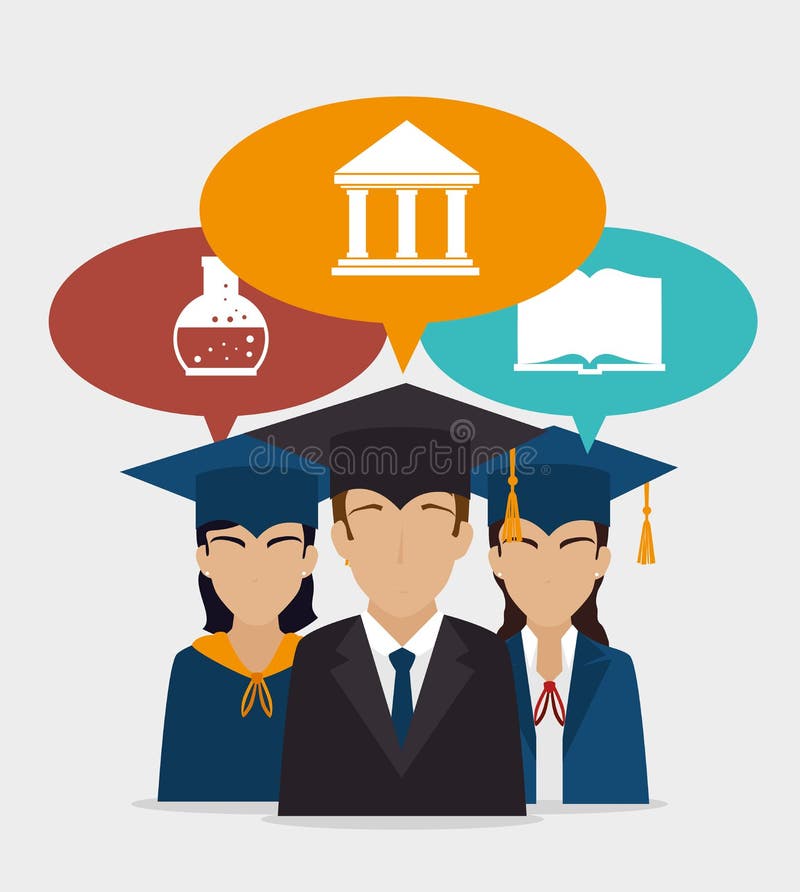 Education Design, Vector Illustration. Stock Vector - Illustration of ...