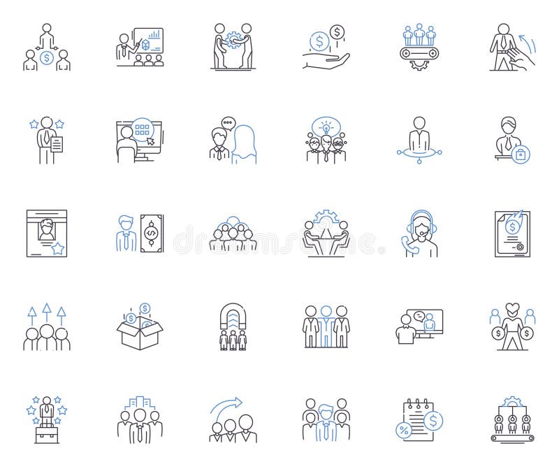 Education and Development Line Icons Collection. Learning, Growth ...