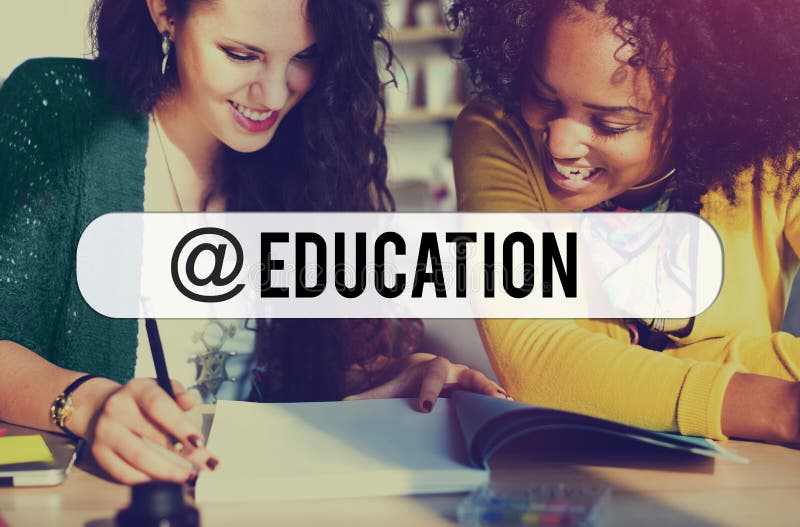 Education E-learning Connection Technology Networking Concept Stock ...