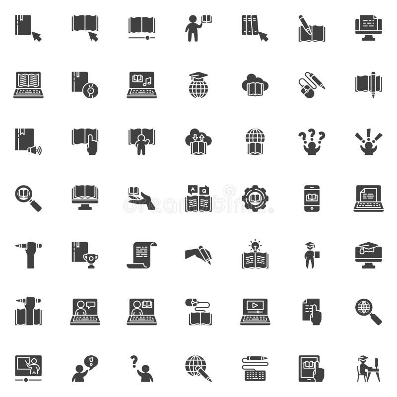 Learning Symbol Collection Stock Illustrations – 58,098 Learning Symbol ...