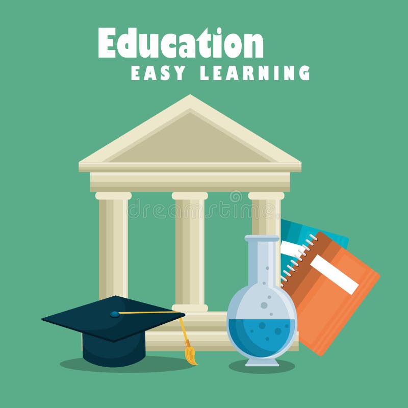 Easy Learning of Chemistry, Paper Butterfly Concept. Stock Vector ...