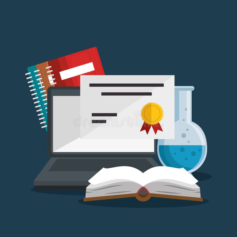 Education Easy Learning Set Icons Stock Vector - Illustration of ...