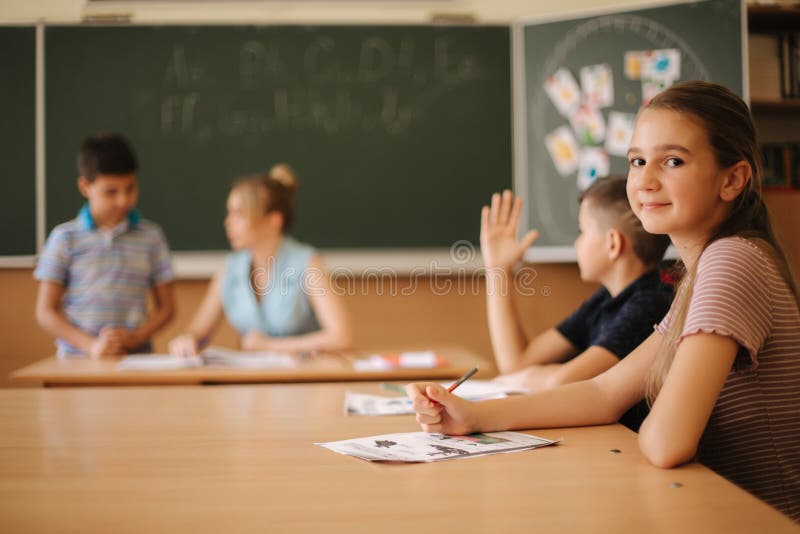 Education, Elementary School. Learning and People Concept - Group of ...