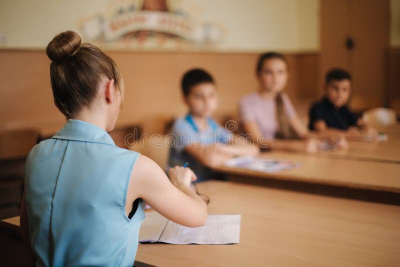 Education, Elementary School. Learning and People Concept - Group of ...