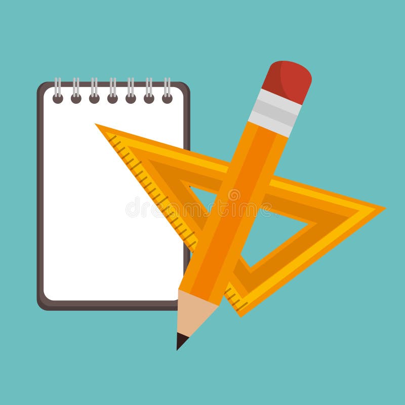 Education Equipment Flat Icons Stock Illustration - Illustration of ...