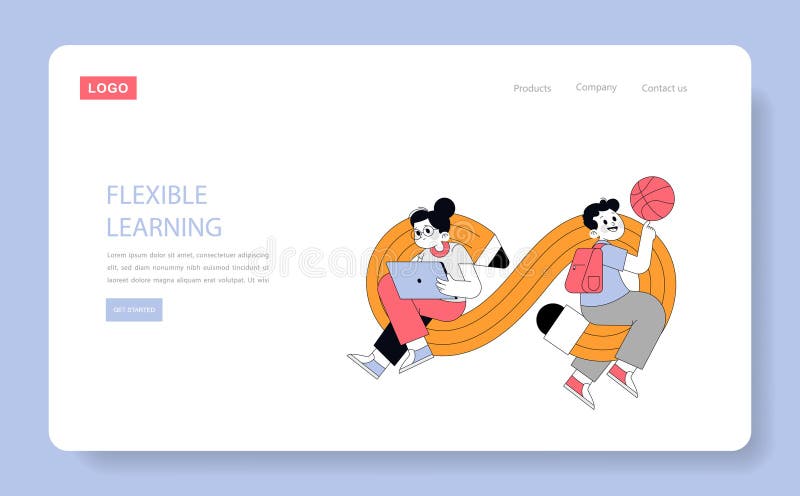 Education. Flat Vector Illustration Stock Vector - Illustration of ...